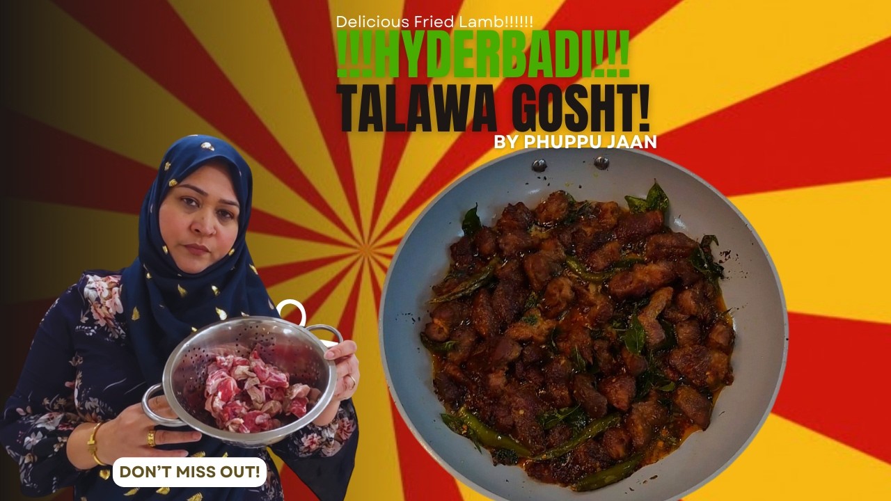 Hyderabadi Talahua Gosht Recipe | Authentic Hyderabadi Fried Meat ...
