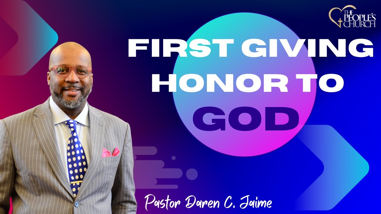 SUNDAY WORSHIP//FIRST GIVING HONOR TO GOD//PDCJ - YouTube