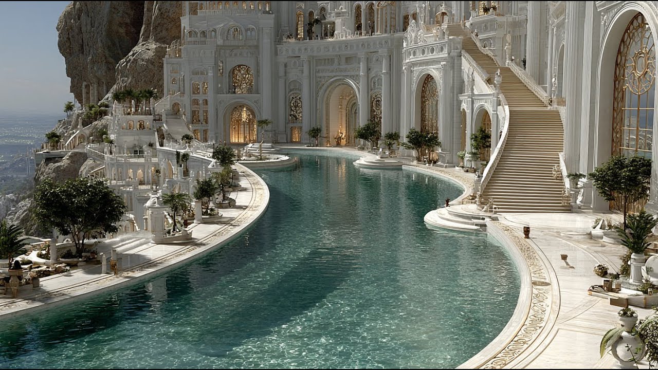 Explore Fantasy Palaces Made of White Marble: Step Into Stunning ...