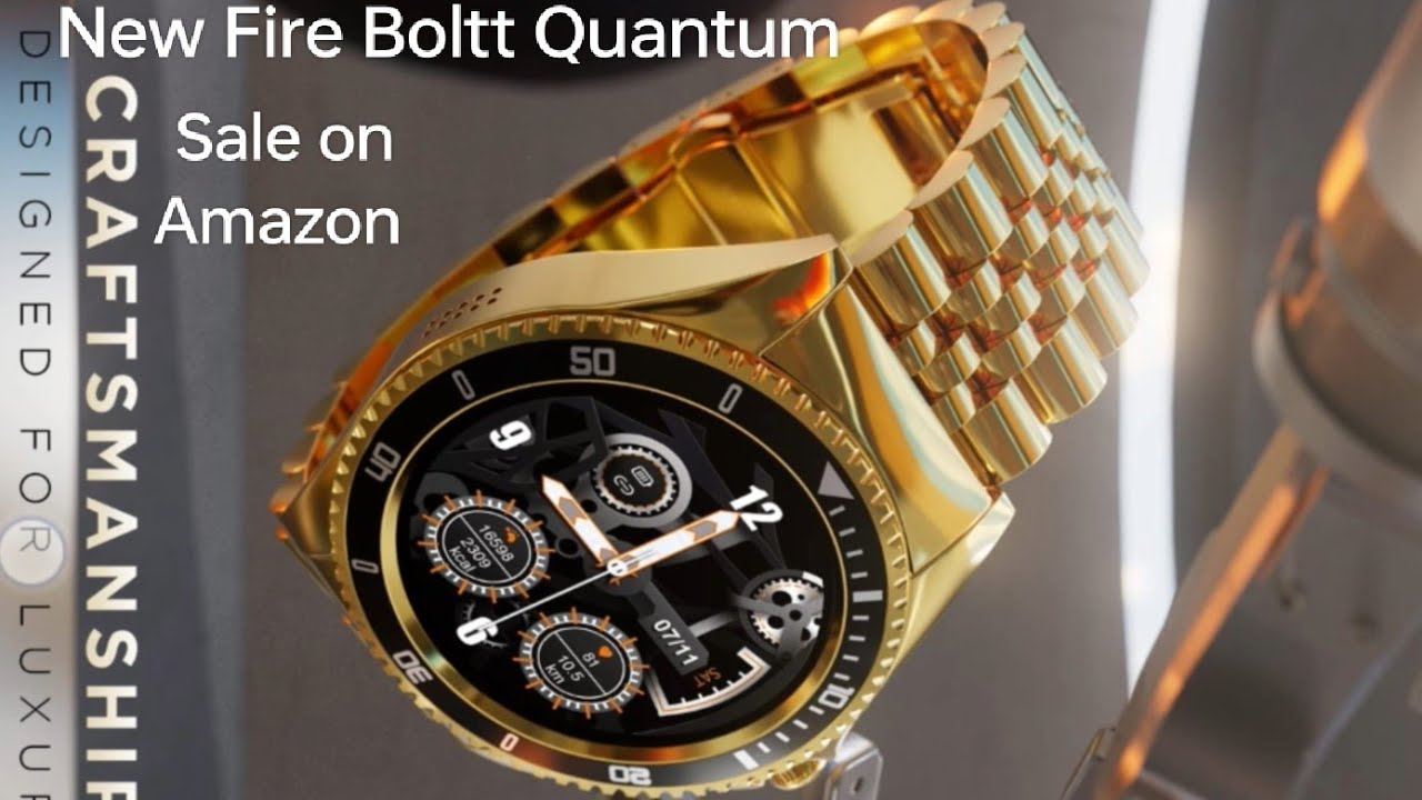 New Fire Boltt Quantum Smart Watch - YouTube