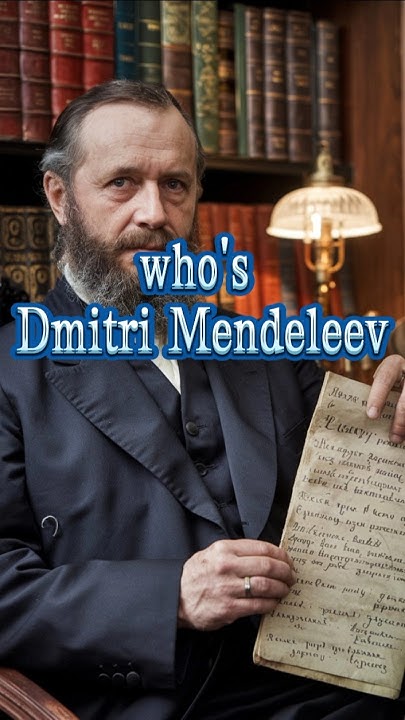 The Life and Legacy of Dmitri Mendeleev: A Scientific Pioneer#scientist ...