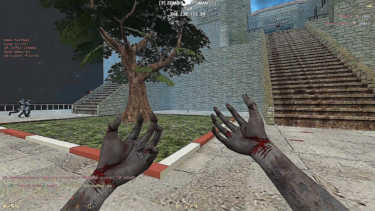 Cs 1.6 Zombie Escape Mod on Dawn of Dead - ze_unstopple_strengh_dawn1 ...