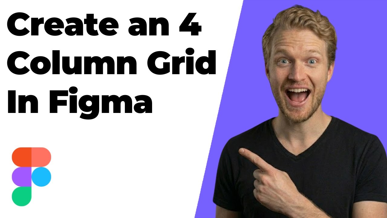 How To Make A 4 Column Grid In Figma - Perfect For Mobile UI! - YouTube