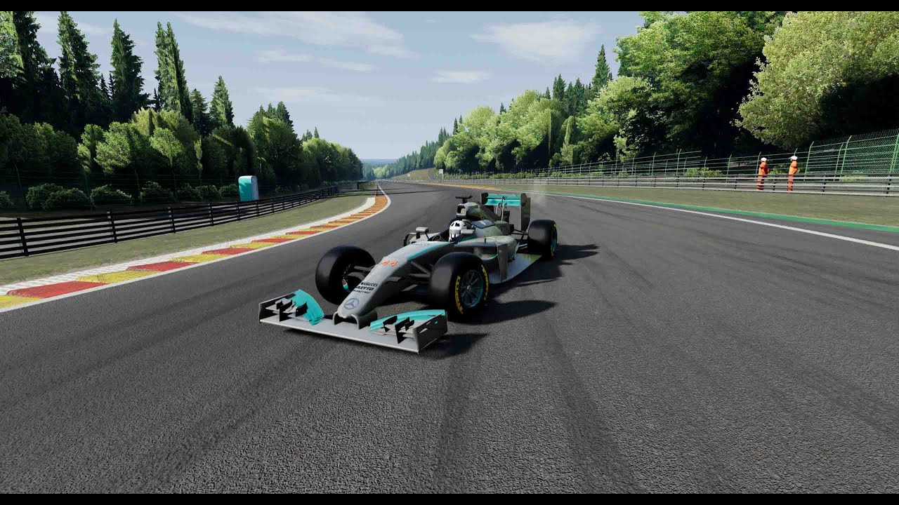 Beam.NG Drive+Automation self-made F1 2014 Mercedes Benz - YouTube