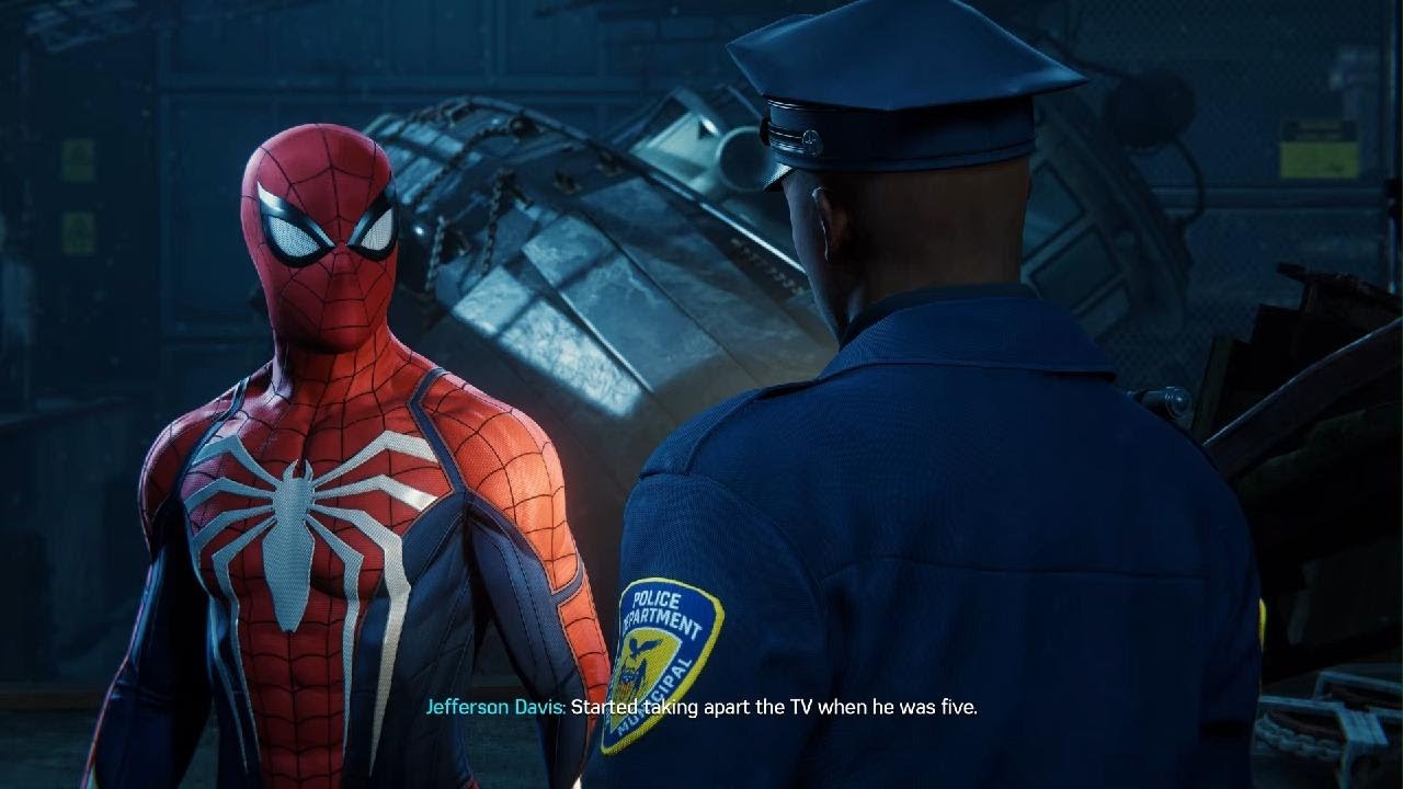 Davis And Peter Enter The Shipyard Spider-Man Remastered - YouTube