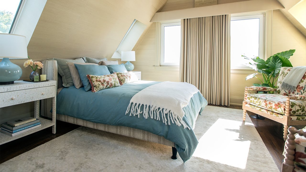 Interior Design — City Bedroom Gets A Barbados-Inspired Makeover - YouTube