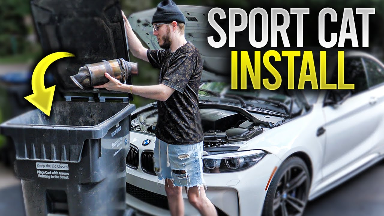 Installing Wagner Tuning Sport cat for BMW M2 F87 | BEST Sounding ...