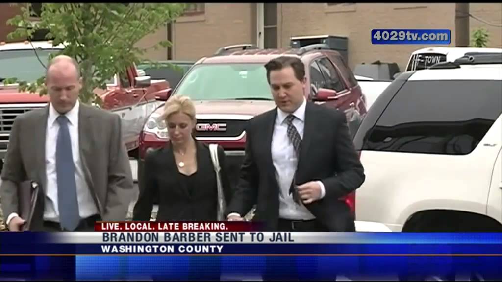 Brandon Barber sent to jail - YouTube