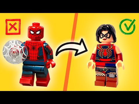 10 LEGO IDEAS for Spider-Woman - YouTube