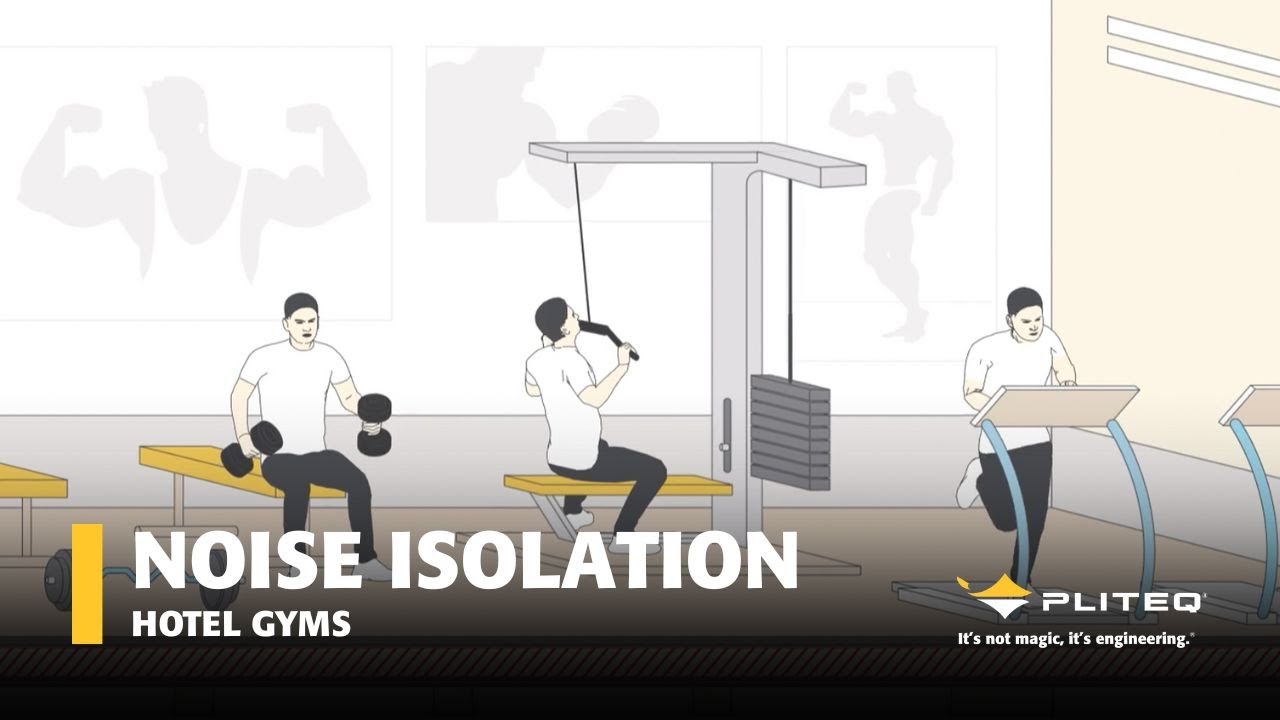 Pliteq - Noise Isolation In Hotel Gyms - YouTube