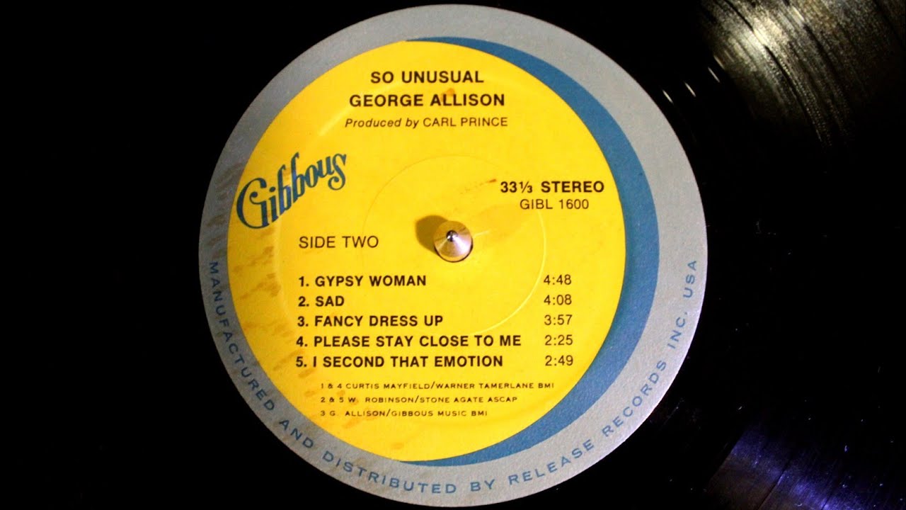 George Allison - Please Stay Close to Me (1984 US Lovers Rock) - YouTube