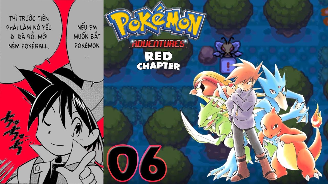 Pokemon Adventures Red Chapter - Part 6 - Pokemon GBA Rom hack Gameplay ...