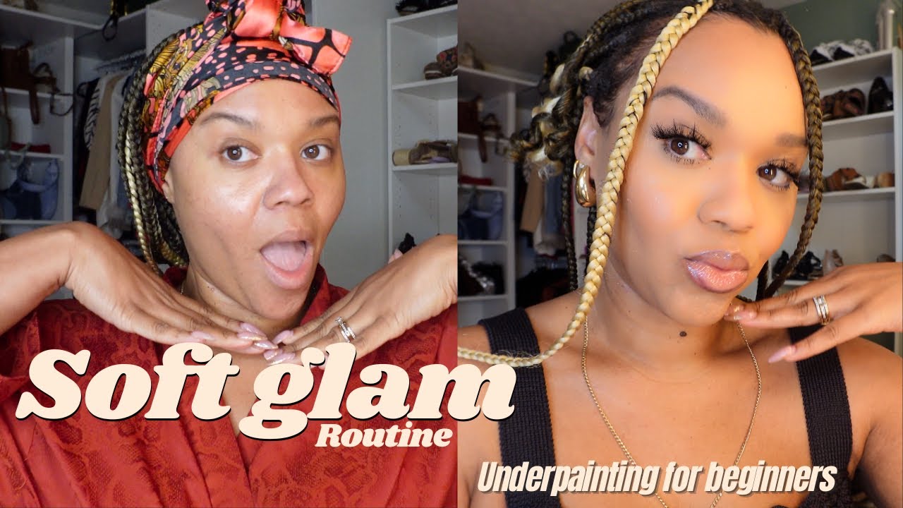 BEST BASE BEAT FACE ROUTINE + EASY Soft Glam For Black Women + How To Underpainting tutorial ...