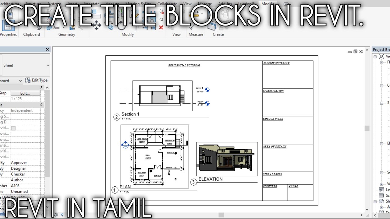 How To Create Title Blocks Revit In Tamil YouTube how-to-create-title-blocks-revit-in-tamil-youtube