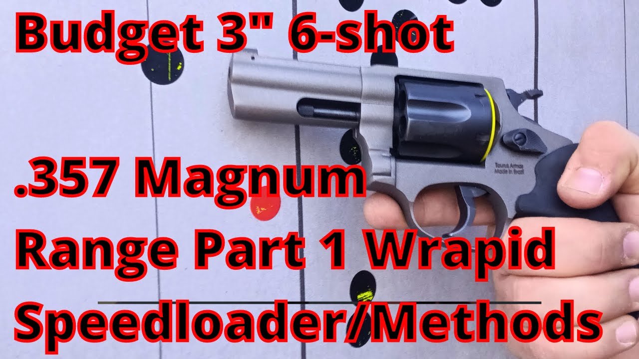 BUDGET 3" 6-Shot .357 Magnum Revolver Rossi Rp63 Two Tone Range Review ...