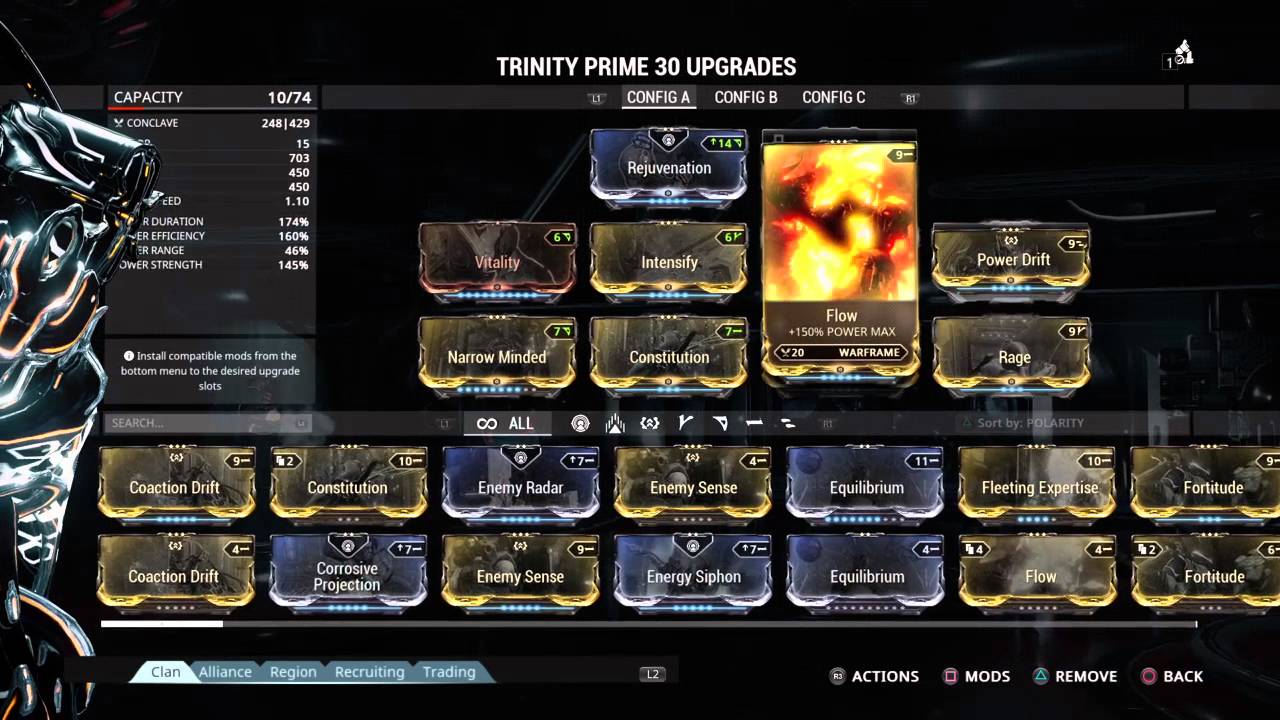 Warframe Builds: Trinity Support (Prototype) - YouTube