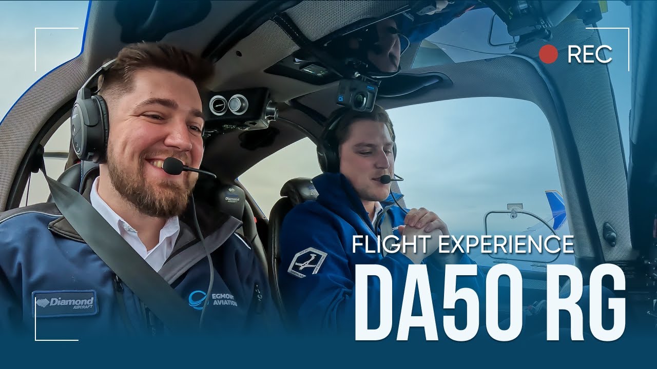 Diamond DA50 RG. PART 2: In-Flight Experience - YouTube