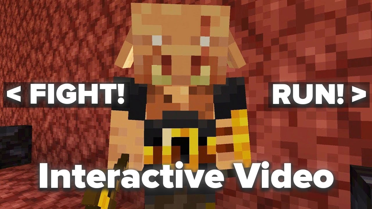 Minecraft Interactive Video - Go to the NETHER (Choose your own Adventure) - YouTube