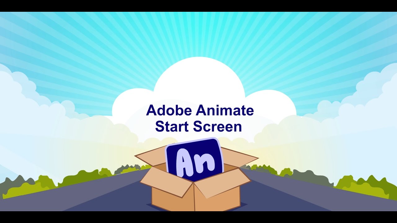 7. Adobe Animate Start Screen - YouTube
