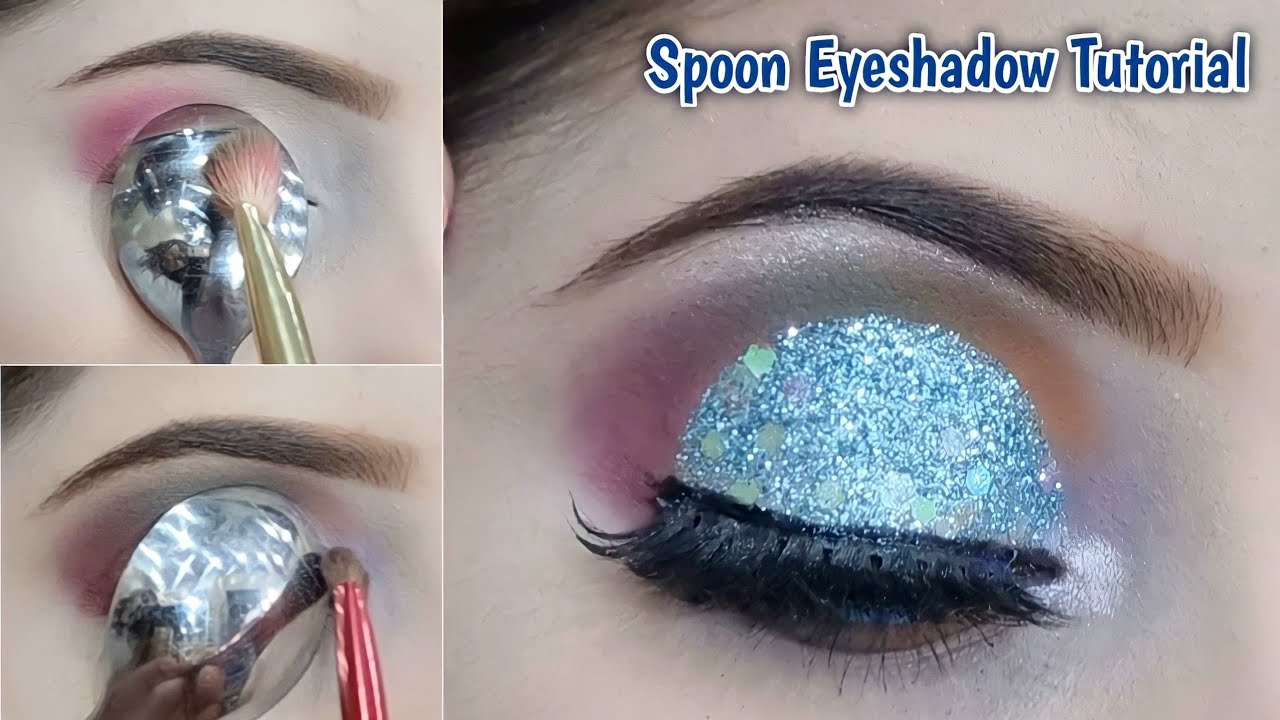 Rainbow Eyemakeup Tutorial | CutCrease with GLITTER eyeshadow Tutorial ...