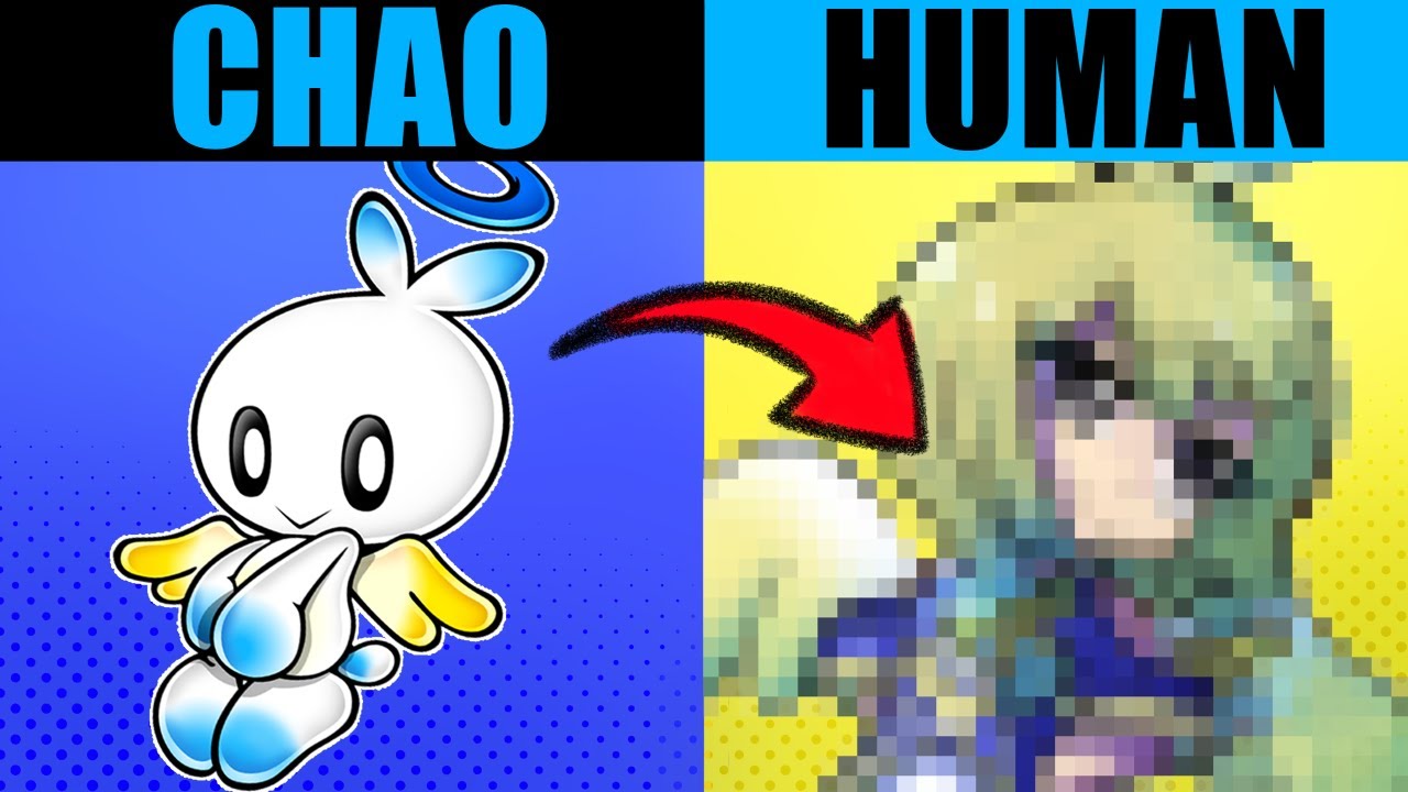 Can I Turn A CHAO Into An ANIME GIRL? - YouTube