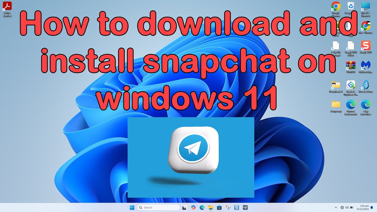 How to download and install Telegram on windows 11 - YouTube