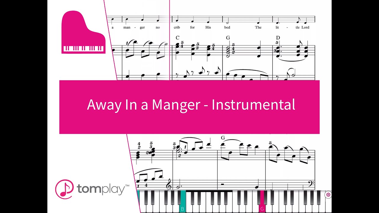 Away In a Manger - Piano Instrumental - YouTube