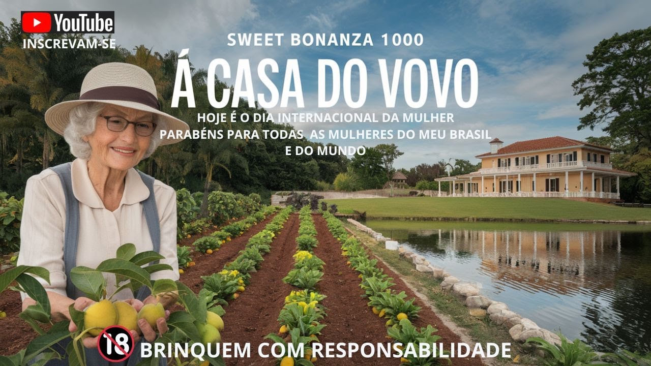 Hoje é o dia da vovó, parabéns para todas as mulher, cuidar do sitio do Sweet Bonan 1000 😃 ...