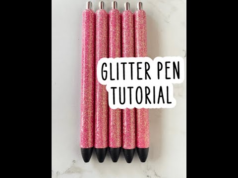 UV Resin Glitter Pen Tutorial - YouTube