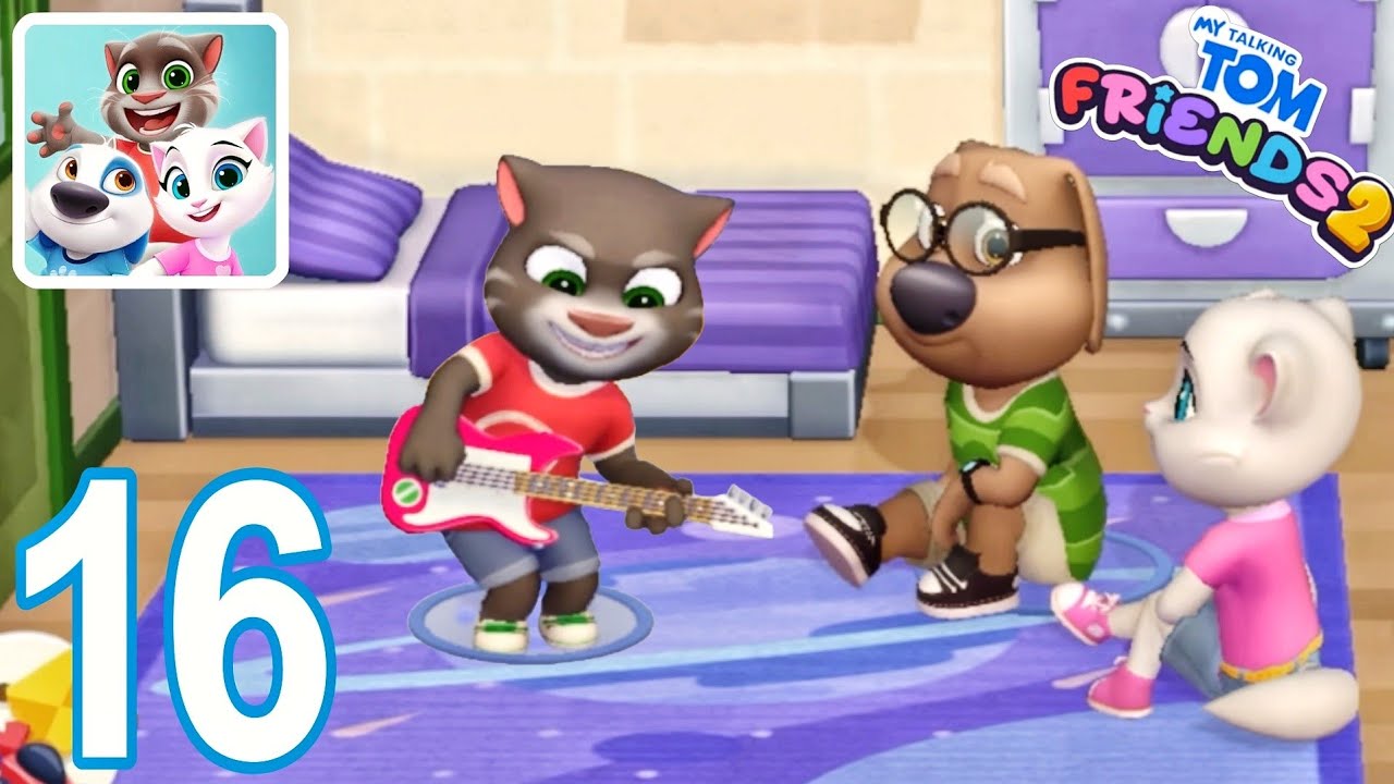 My Talking Tom Friends 2 Gameplay Walkthrough Part 16 - Cozy Pet Game ...