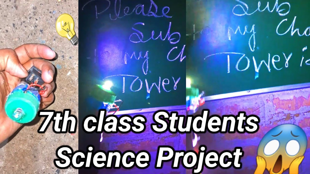 7th Class Students Science project @towerideas4356 #towerideas #howto # ...