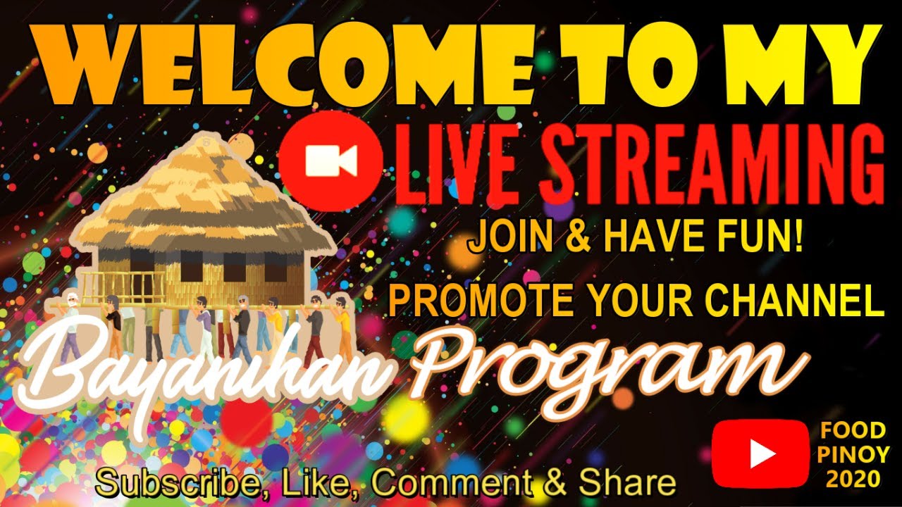 Bayanihan/ Paangat Program l Promote your Channel & Make Friends - YouTube