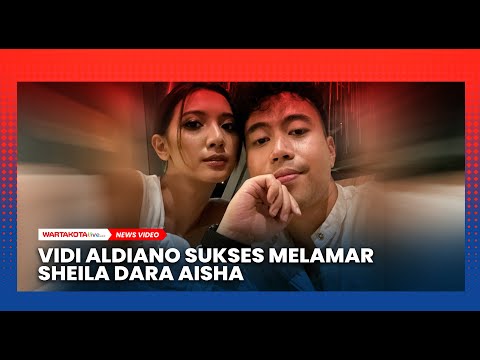 Vidi Aldiano Melamar Sheila Dara Aisha Sambil Berikan Cincin Tanda Sayang, Kapan Mereka Menikah?