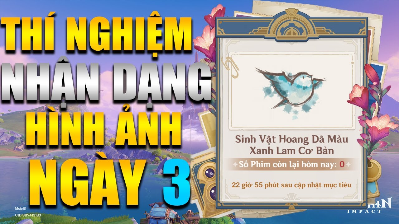 Thí Nghiệm Nhận Dạng Hình Ảnh - Day 3 | Event Basically Blue Wild ...
