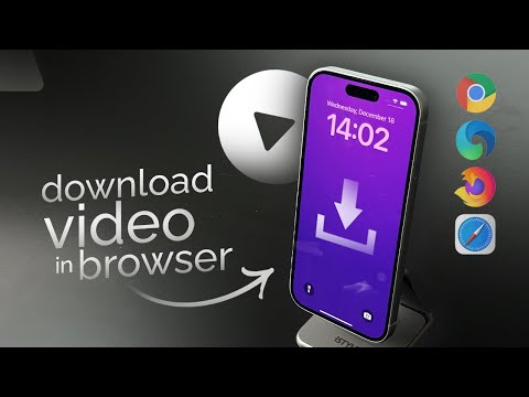 How to Download Video in Browser App in iPhone (tutorial)