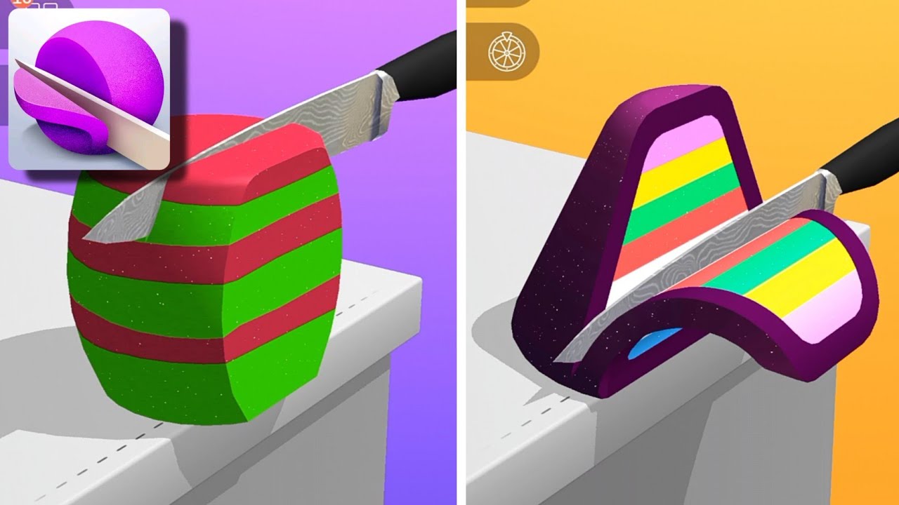 ASMR Slicing | Very Satisfying and Relaxing ASMR Slicing Game | ASMR ...