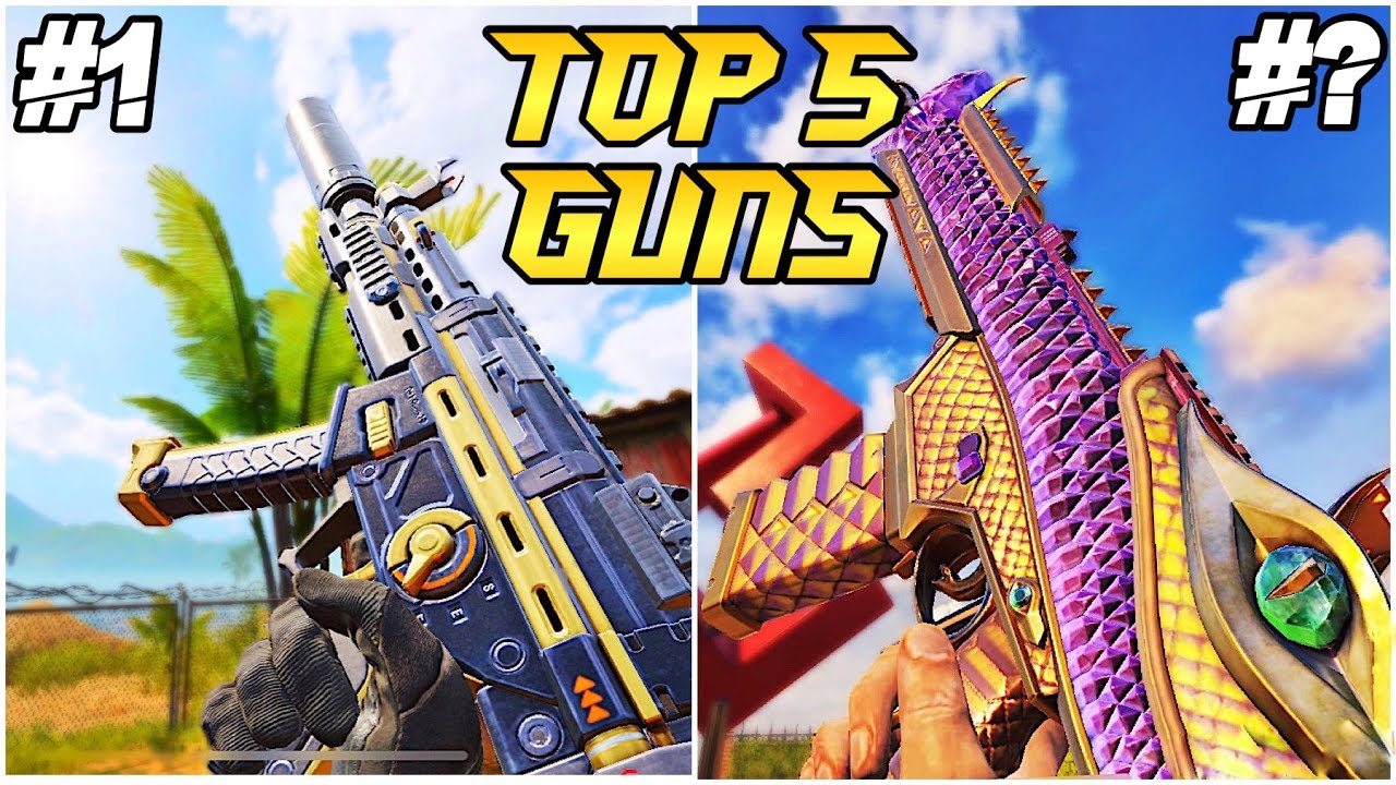 Top 5 guns in COD Mobile Season 4 - YouTube