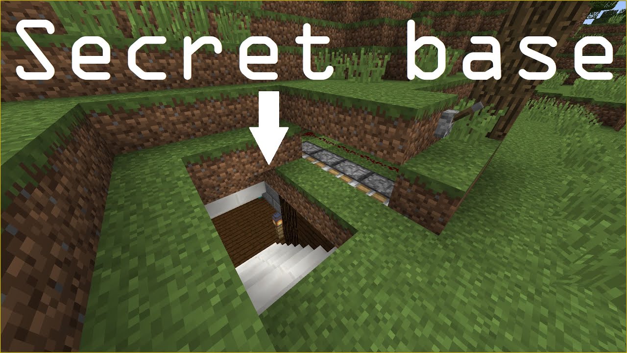 Secret Underground Base #2 - Minecraft - YouTube