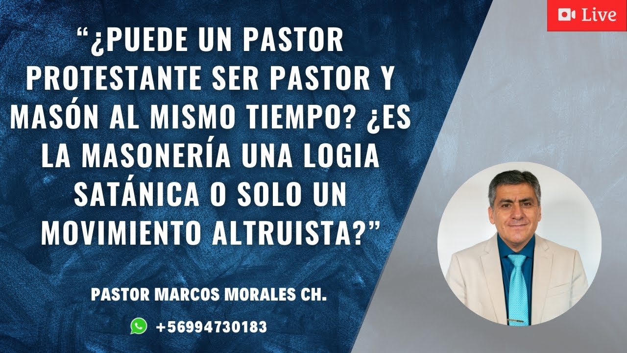 Puede un pastor protestante ser pastor y masón al mismo tiempo? ¿Es la ...