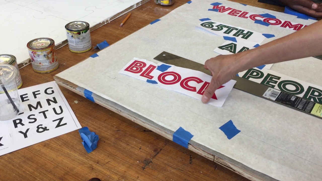 Teens Take On Block Club Signs' Project For Summer - YouTube