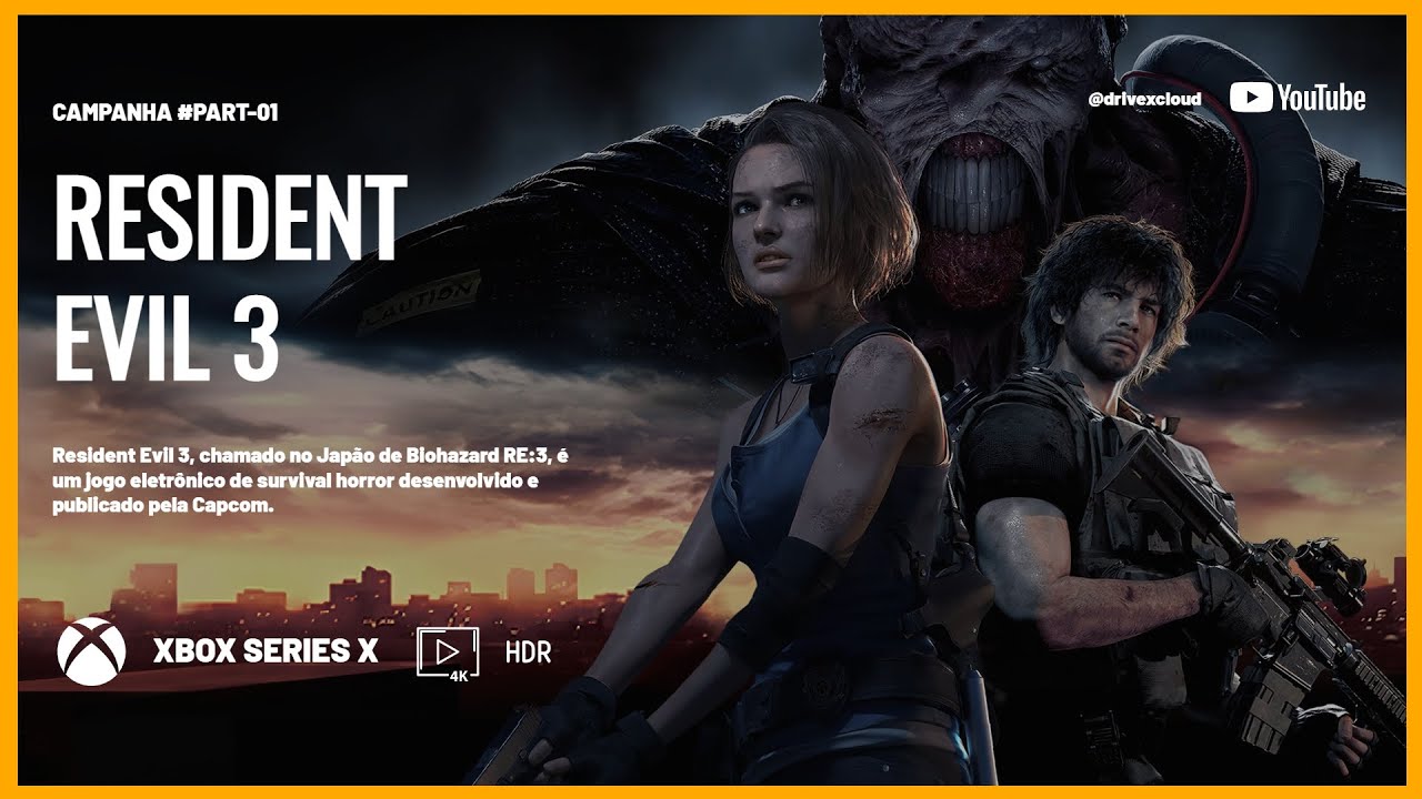 Resident Evil 3 Remake - Campanha Completa 4K HDR #Parte-01 - YouTube