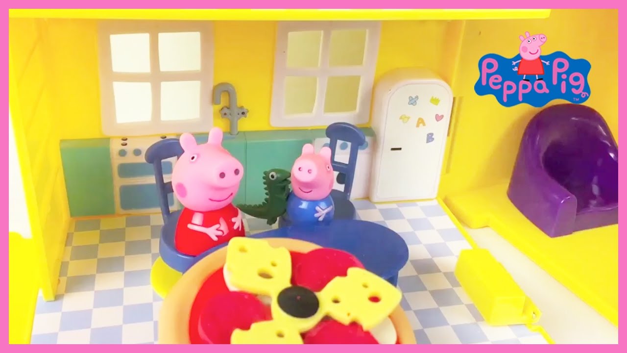 PEPPA PIG SPEELGOED PIZZERIA PIZZA IN DE OVEN PEPPA'S HUIS STAPELBED ...