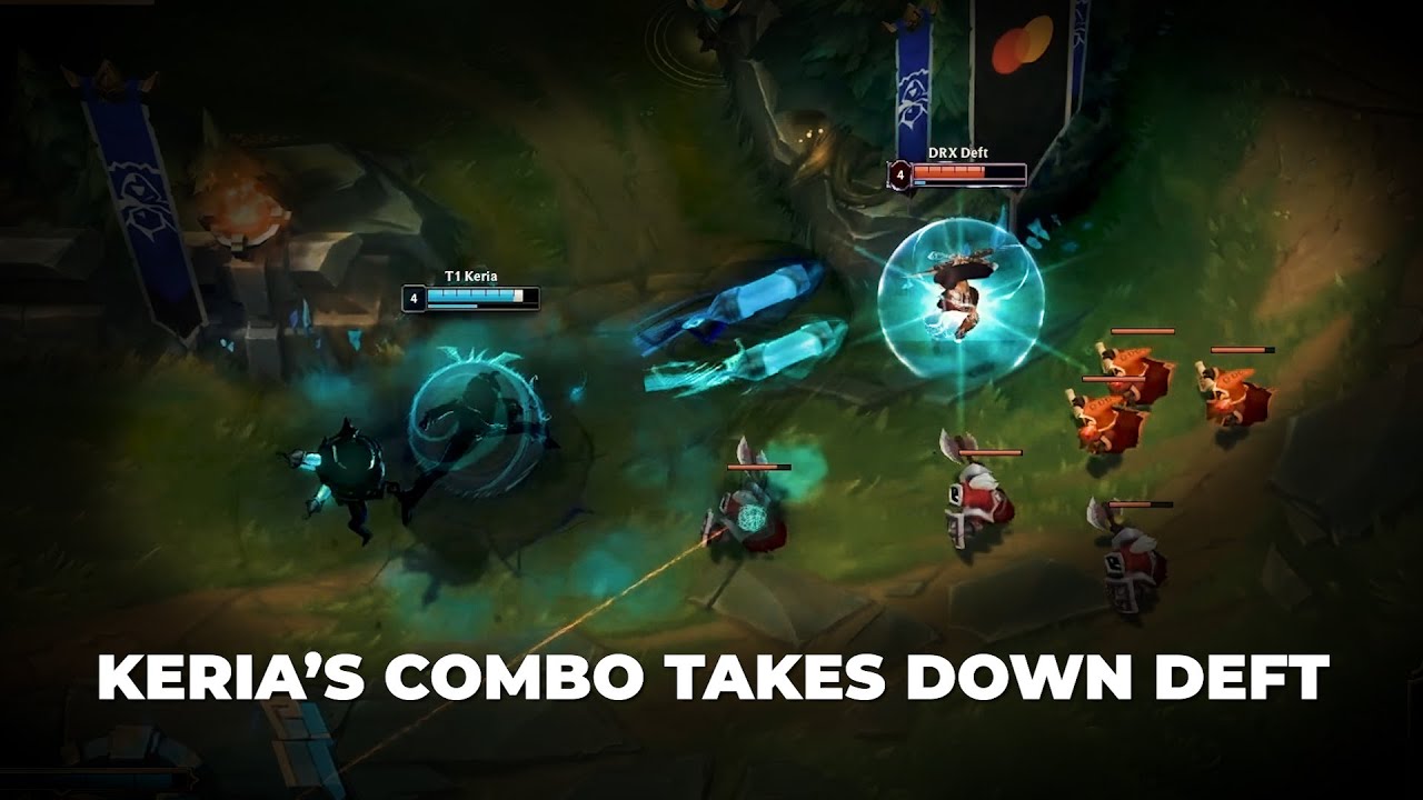 Keria's Perfect Combo Takes Down Deft | T1 Keria - YouTube