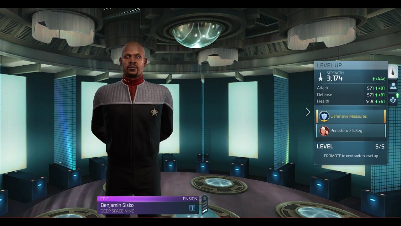 New Officer Benjamin Sisko Full Unlock DS9 STFC - YouTube