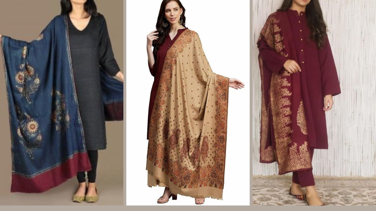 Latest Winter Shawls Designs| Kashmiri Shawl| Latest Shawls Designs ...