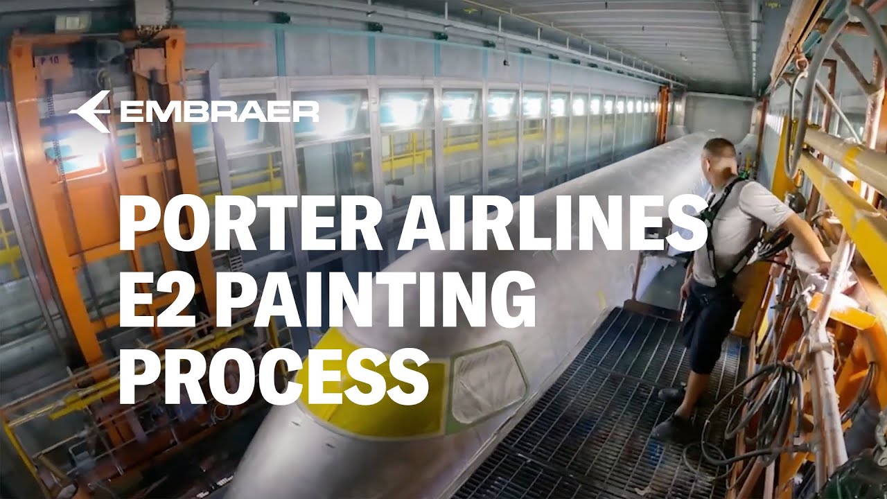Embraer | E195-E2 Livery Painting: Porter Airlines - YouTube