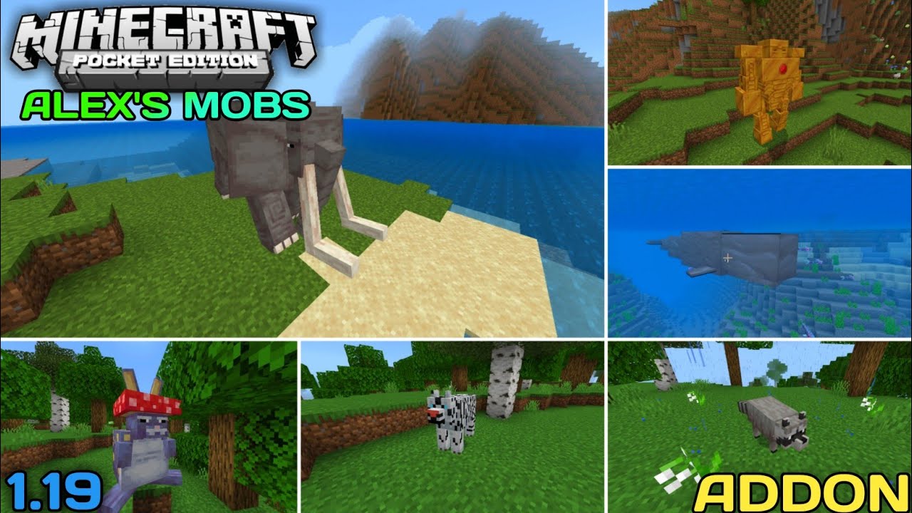 New Alex's Creatures Mod For Minecraft 1.19 | Alexs Mob Addon For ...