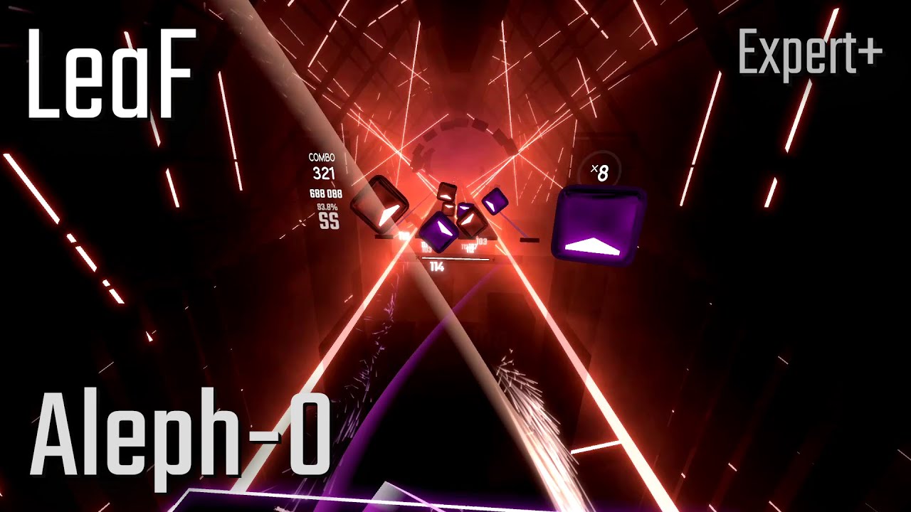 Beat Saber | LeaF - Aleph-0 [Expert+] | 93.8% - YouTube