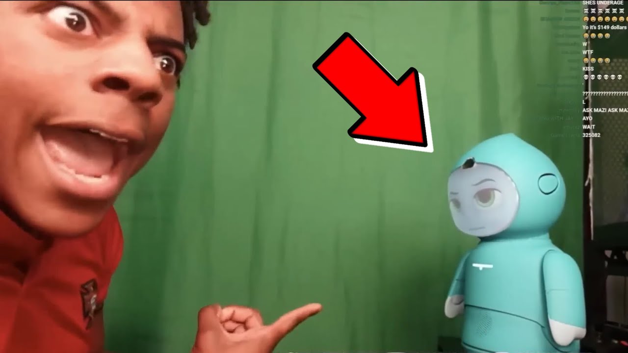 iShowspeed Kisses a $50,000 Robot - YouTube