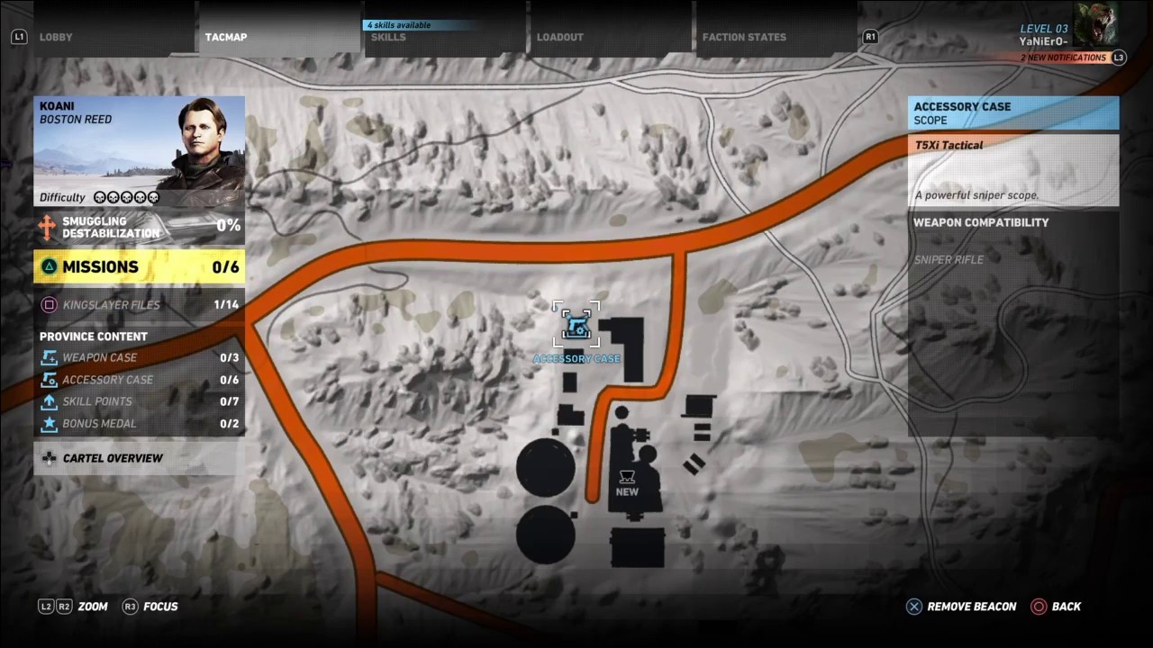 Ghost Recon Wildlands T5Xi Best Scope Location - YouTube